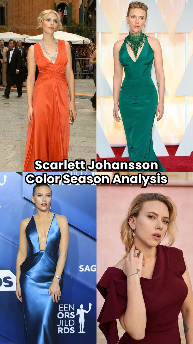 Scarlett Johansson's Color Season: Guide for Soft Autumn – Four Seasons Studio