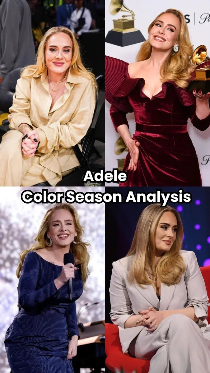 Adele Color Season Analysis: A Guide for Soft Autumn – Four Seasons Studio