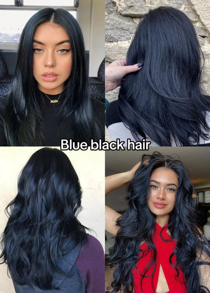Best black blue hair dye store